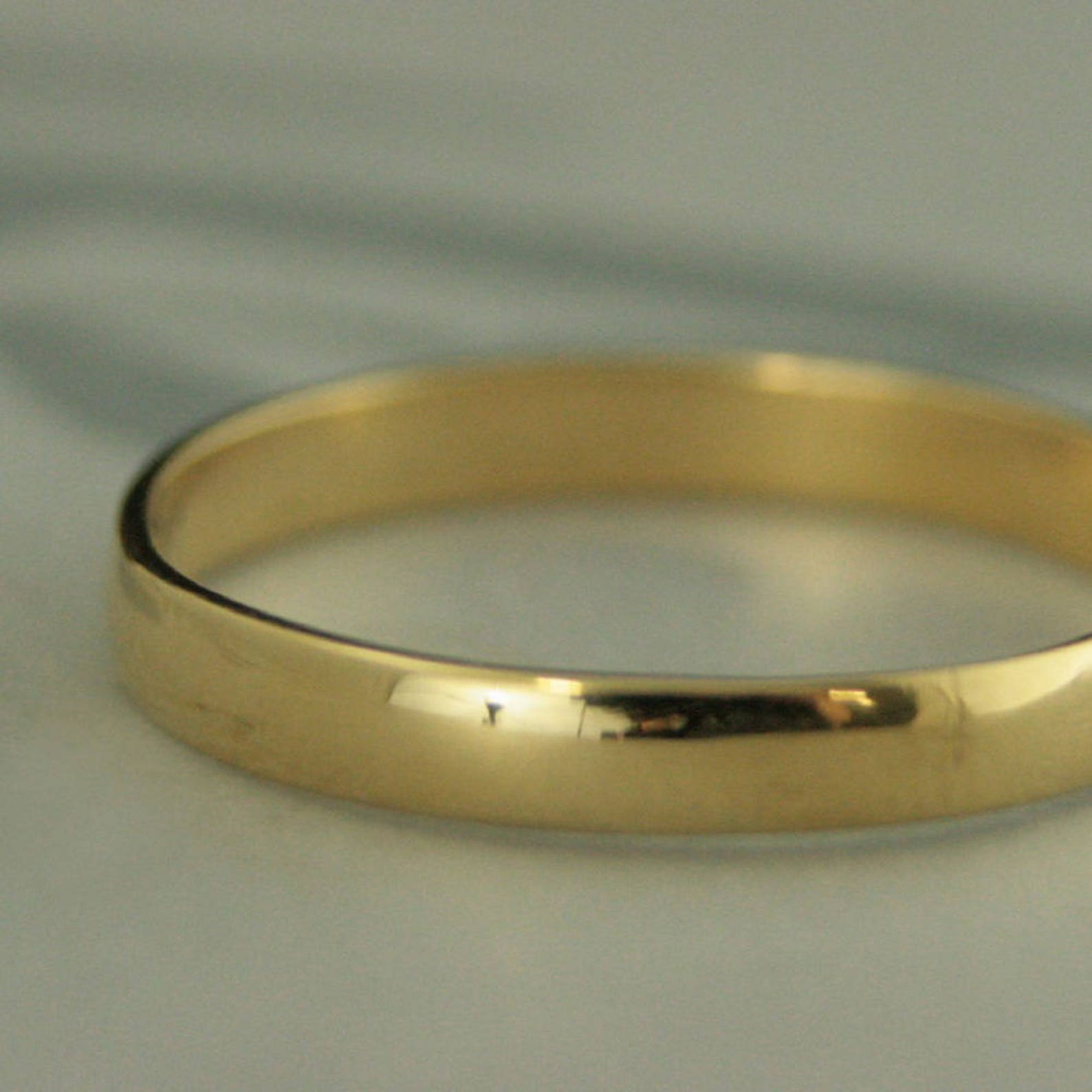 18K Gold Ring Mens Wedding Band Womens Wedding Ring Mens 18K - Etsy
