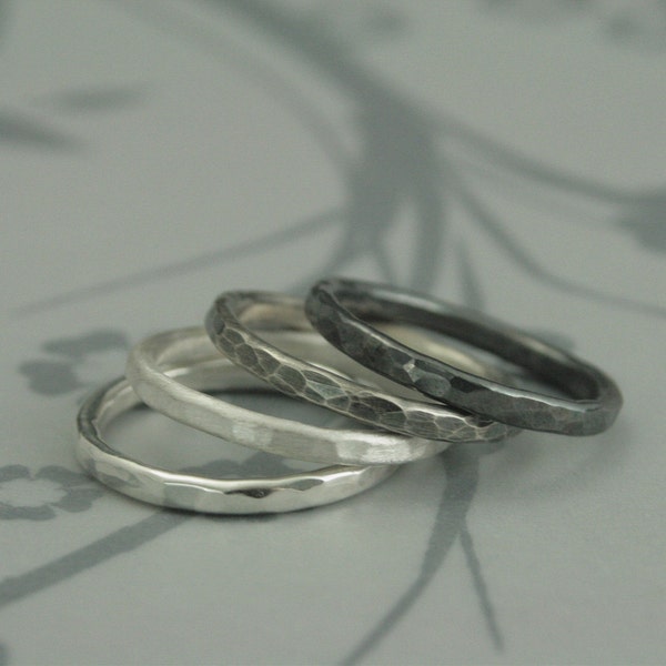 Silver Stacking Ring - Etsy