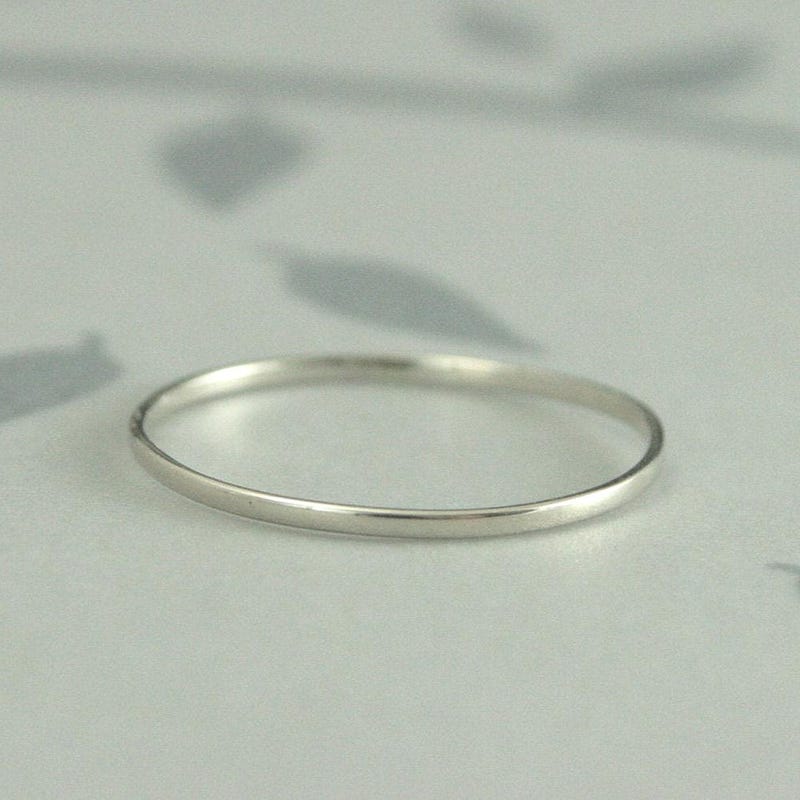 Solid 10k Gold Midi Ring - Etsy