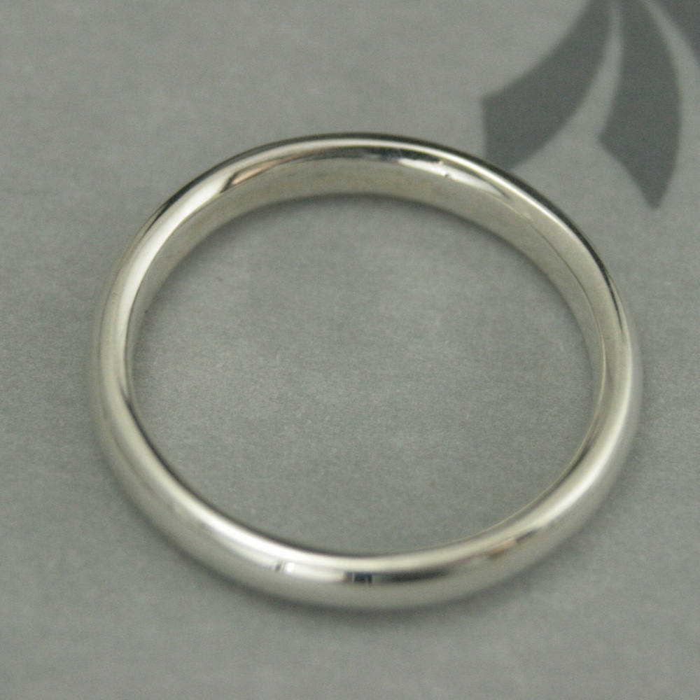Comfort Fit Ring 3mm Wide Band Comfort Fit Band Womens Wedding | Etsy