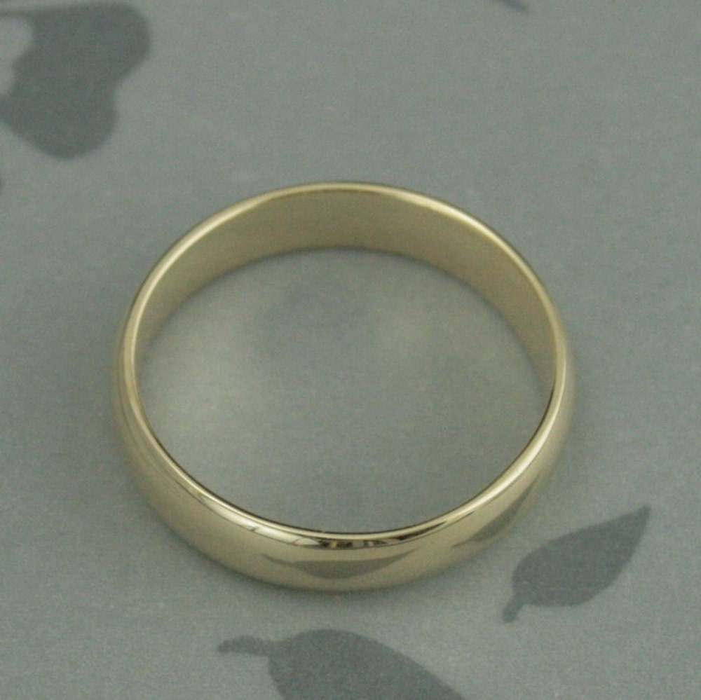 Men's Gold Band Gold Wedding Ring Traditional Wedding Band | Etsy