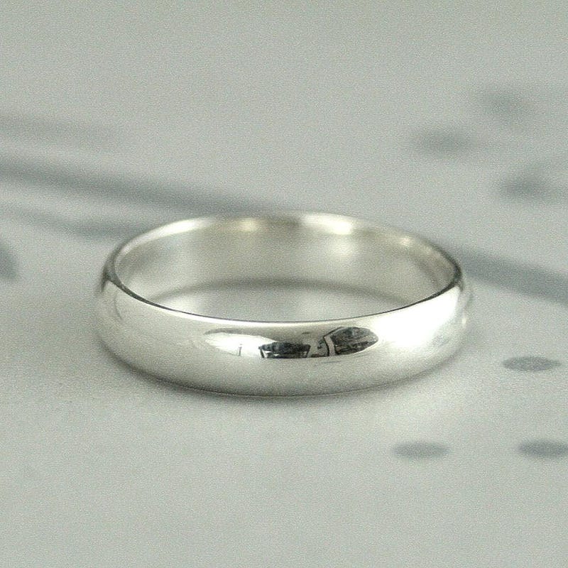 Silver Low Profile Ring - Etsy