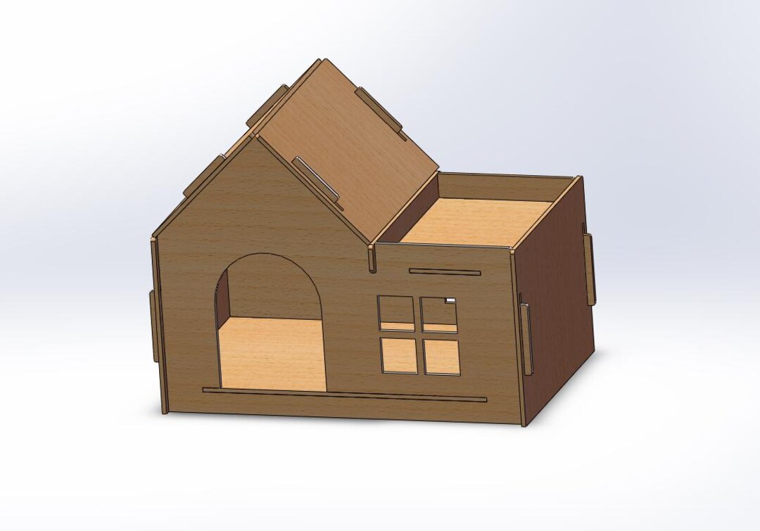 CNC Pet House (DXF and SVG File) - Etsy