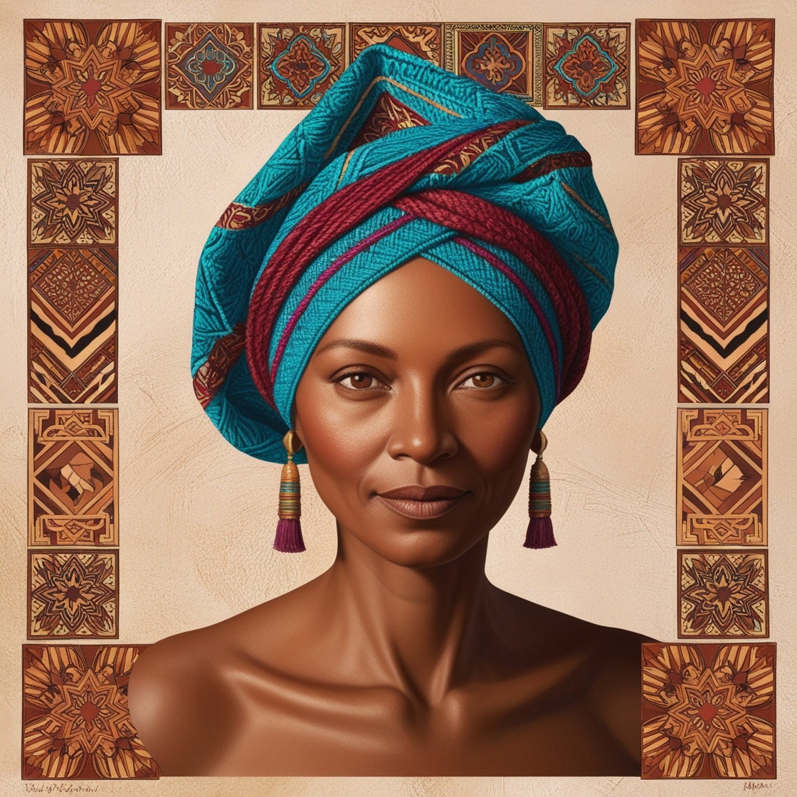 Afro-futuristic Art Poster - Etsy