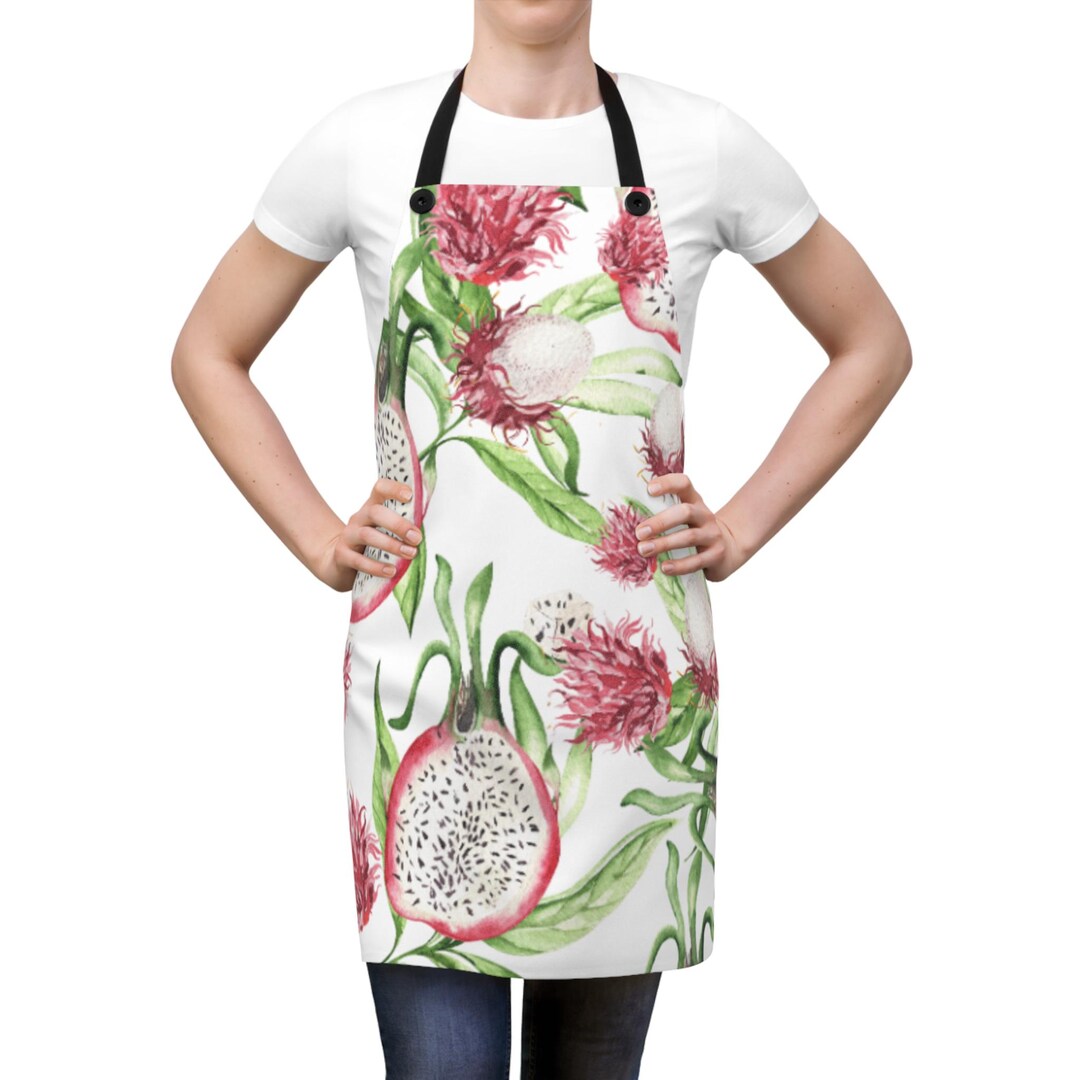 Tropical Dragon Fruit Apron, Gardening, Grandma's Gift, Mother's Day ...