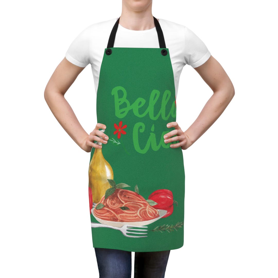 Bella Ciao Italian Food Apron, Pasta Apron, Kitchen Apron, Cooking ...