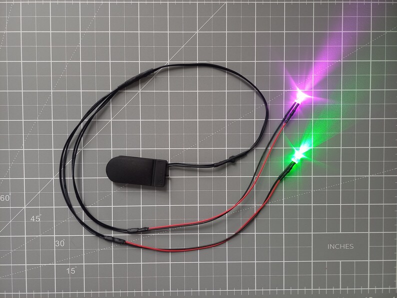 LED Lights Kit Cosplay Costume DIY Hobby Project Battery Powered ...