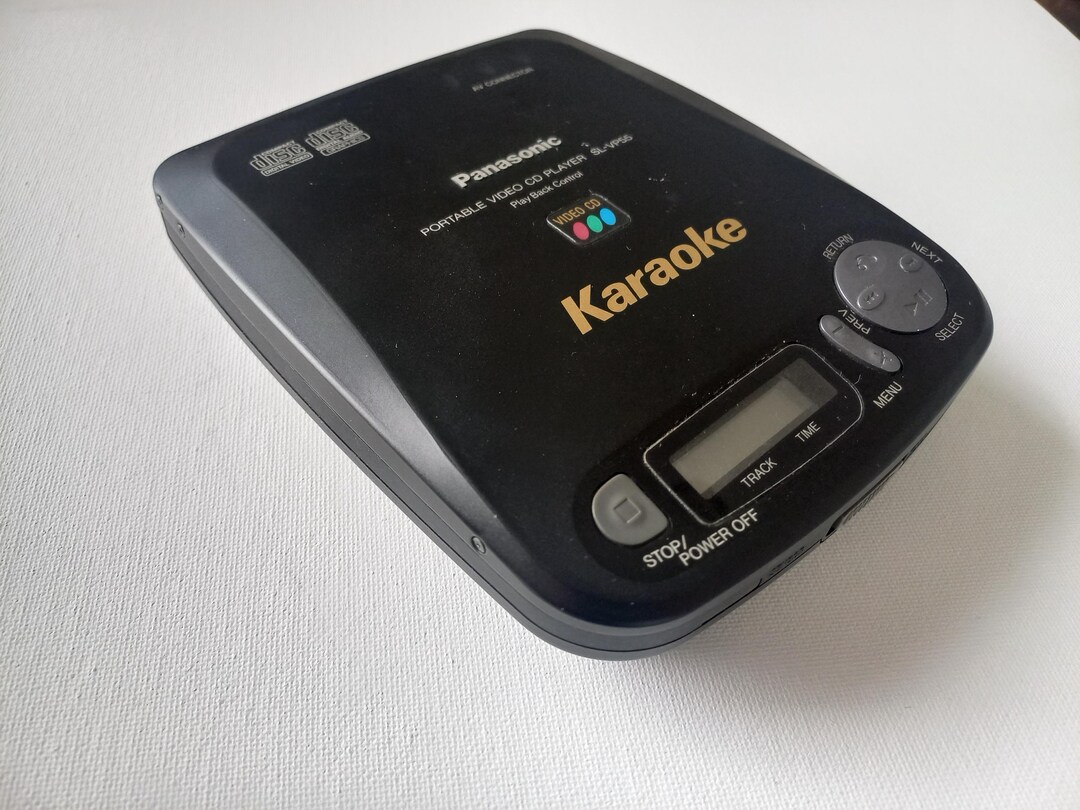 Panasonic SL-VP55 CD and VCD Player Vintage Portable Karaoke Tested ...