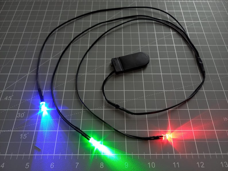 LED Lights Kit Cosplay Costume DIY Hobby Project Battery Powered ...