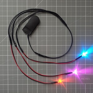 LED Lights Kit Cosplay Costume DIY Hobby Project Battery Powered ...