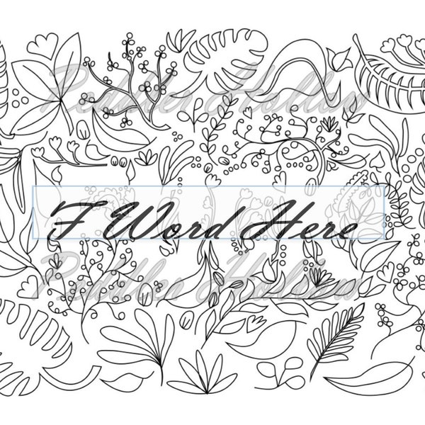 Bad Word Coloring - Etsy