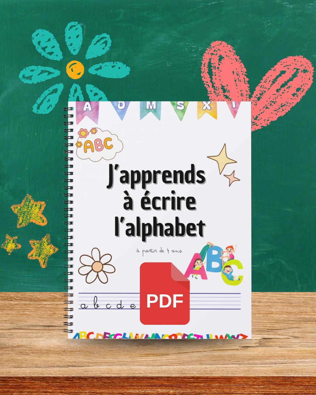 Livret « J’apprends à écrire l’alphabet » – Activités enfant dès 4 ans ...