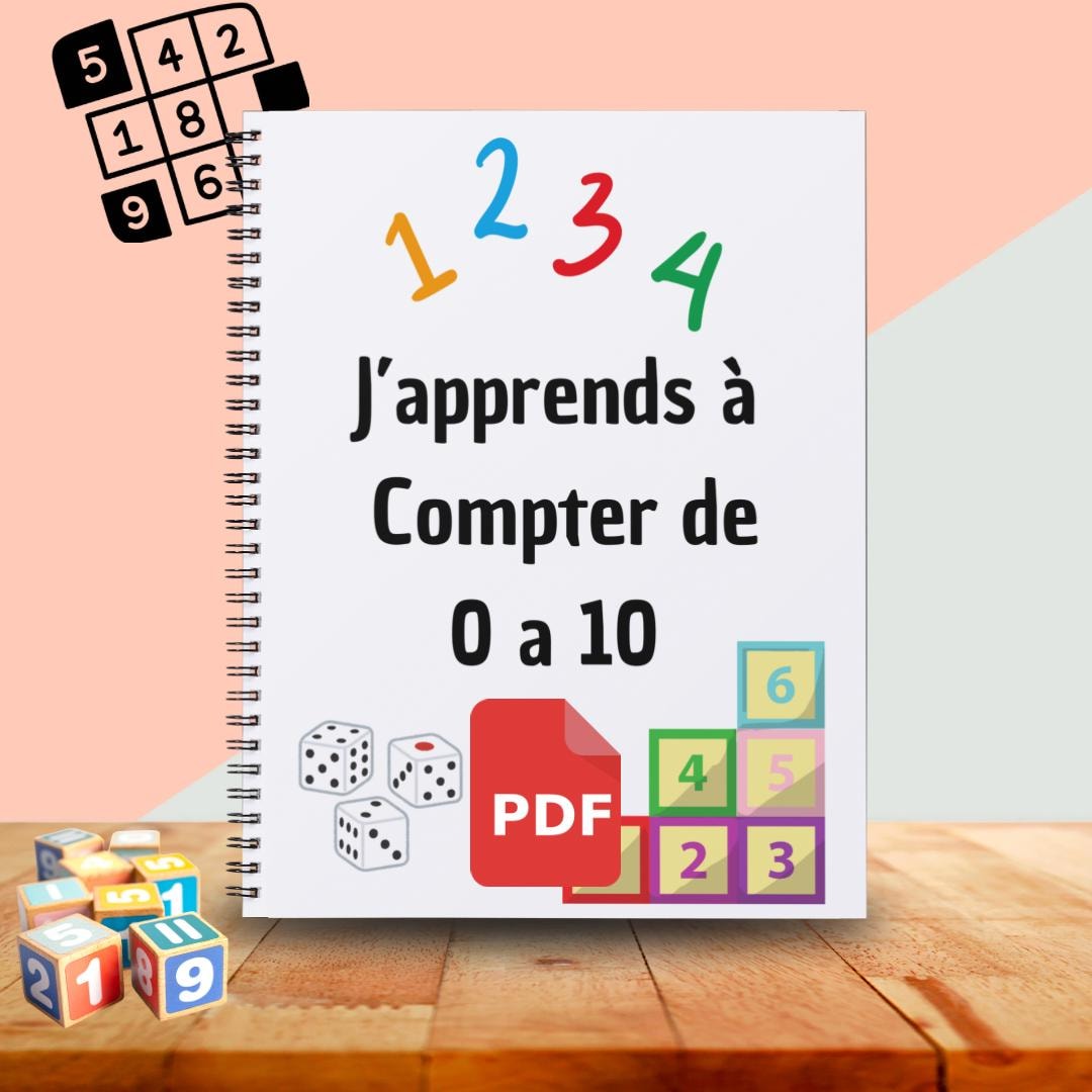 My Booklet I Learn to Count From 0 to 10, From 3 Years Old, Learning to ...