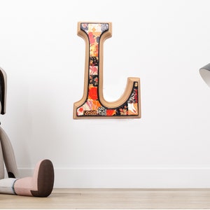 Alphabet Nursery Wall Letter L - Etsy