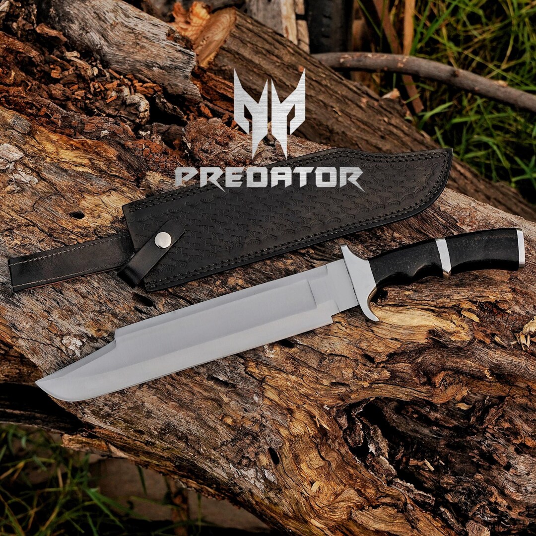 New Predator Bowie Knife: Handforged Spring Steel Predator Movie ...