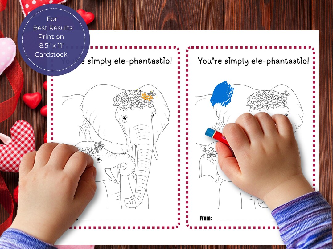 30 Coloring Valentines Cards Valentine Card Classroom Activity ...