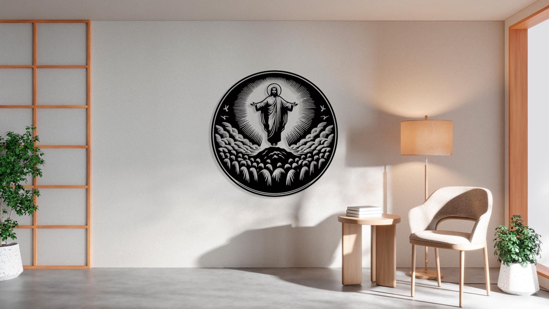 Christian Metal Art,christian Home Decor,divine Wall Hanging,religious ...