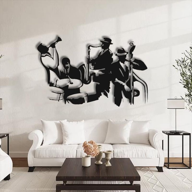 Jazz Metal Wall Art - Etsy