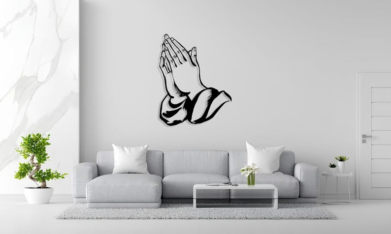 Praying Hands Sculpture,praying Hands Wall Art,praying Hands Statue ...