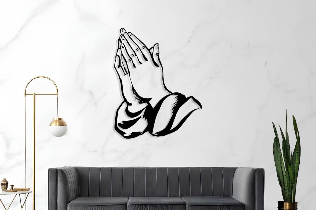 Praying Hands Sculpture,praying Hands Wall Art,praying Hands Statue ...