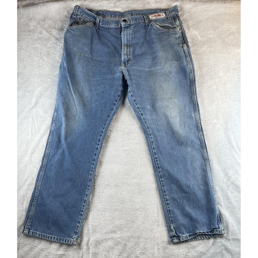 Vintage Dickies Jeans 42x30 (fits40x28.25) Medium Wash Work Wear Red ...