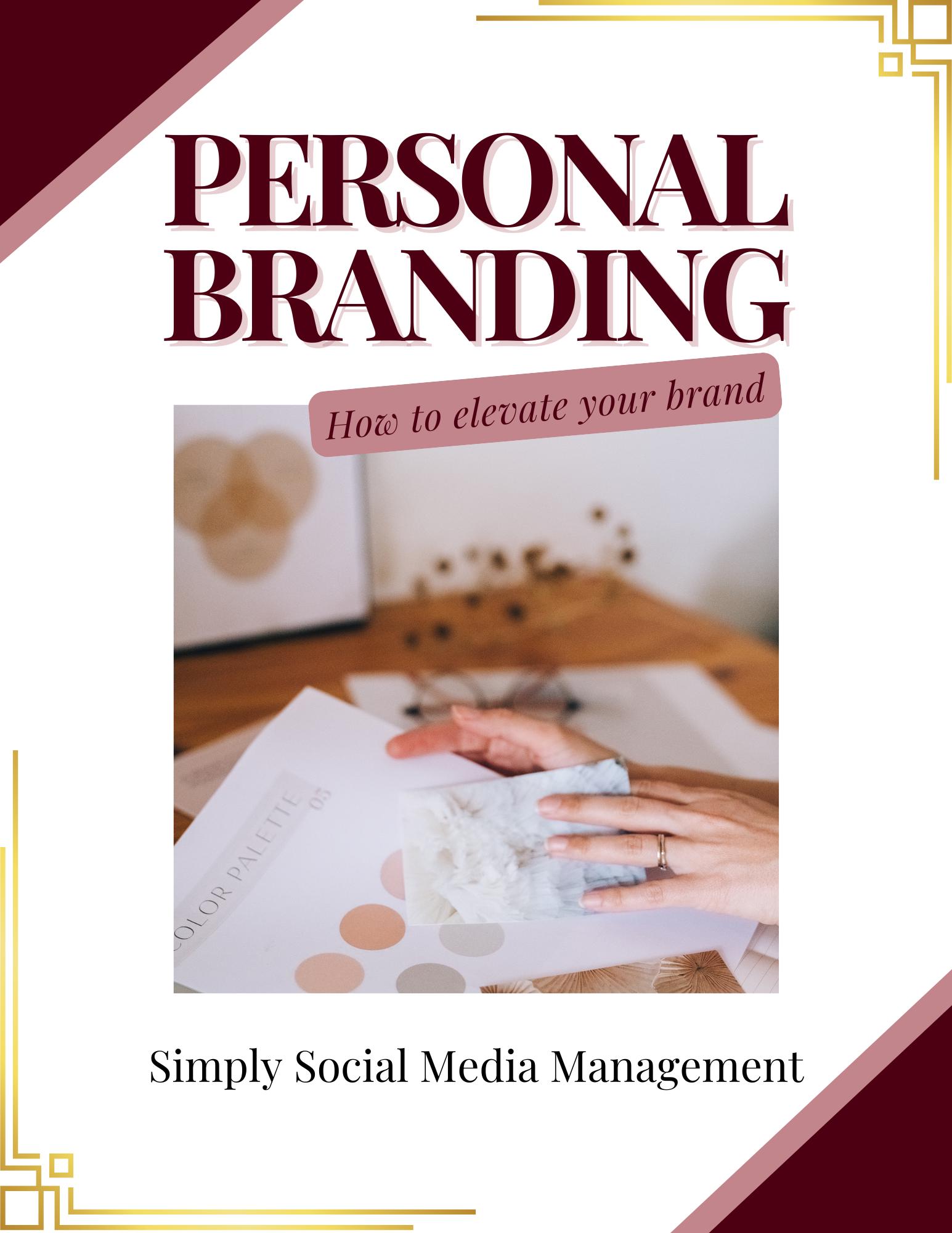 Personal Branding Workbook - Etsy