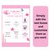 Editable Girly First Day of School, First Day of School Printable, Kids ...
