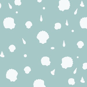 Ocean Blue Digital Paper Set, Scrapbook Backgrounds (digital Download ...