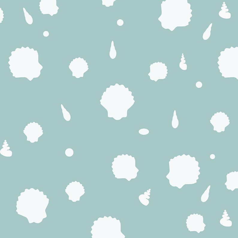 Ocean Blue Digital Paper Set, Scrapbook Backgrounds (digital Download ...