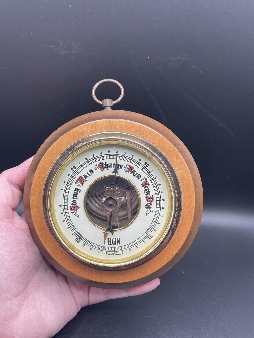 Elgin Barometer Made in West Germany E908 - Etsy