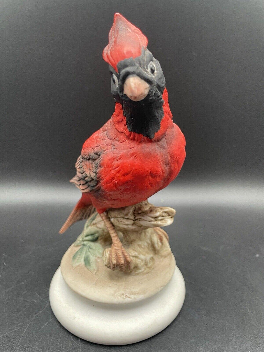 Vintage Lefton China Red Cardinal Figurine - Etsy