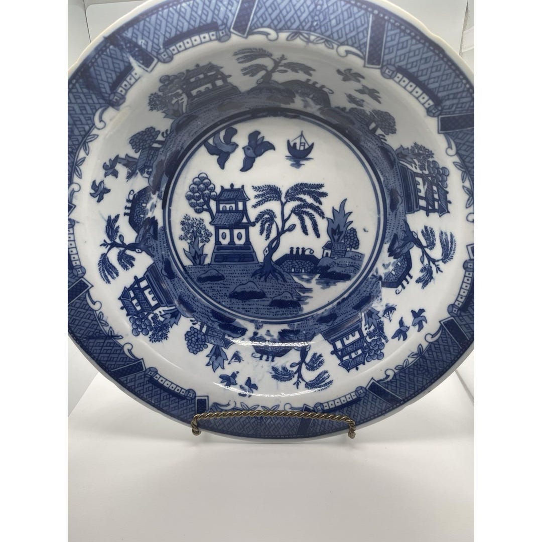 Vtg Victoria Ware Large Ironstone Centerpiece Bowl - Etsy