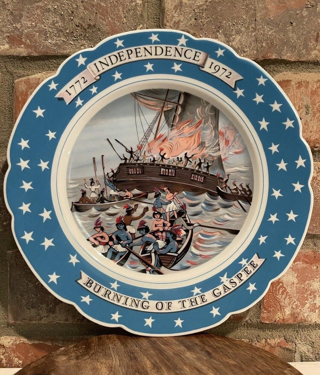 The Burning of the Gaspee Haviland Collector's Plate 1972 With Box - Etsy