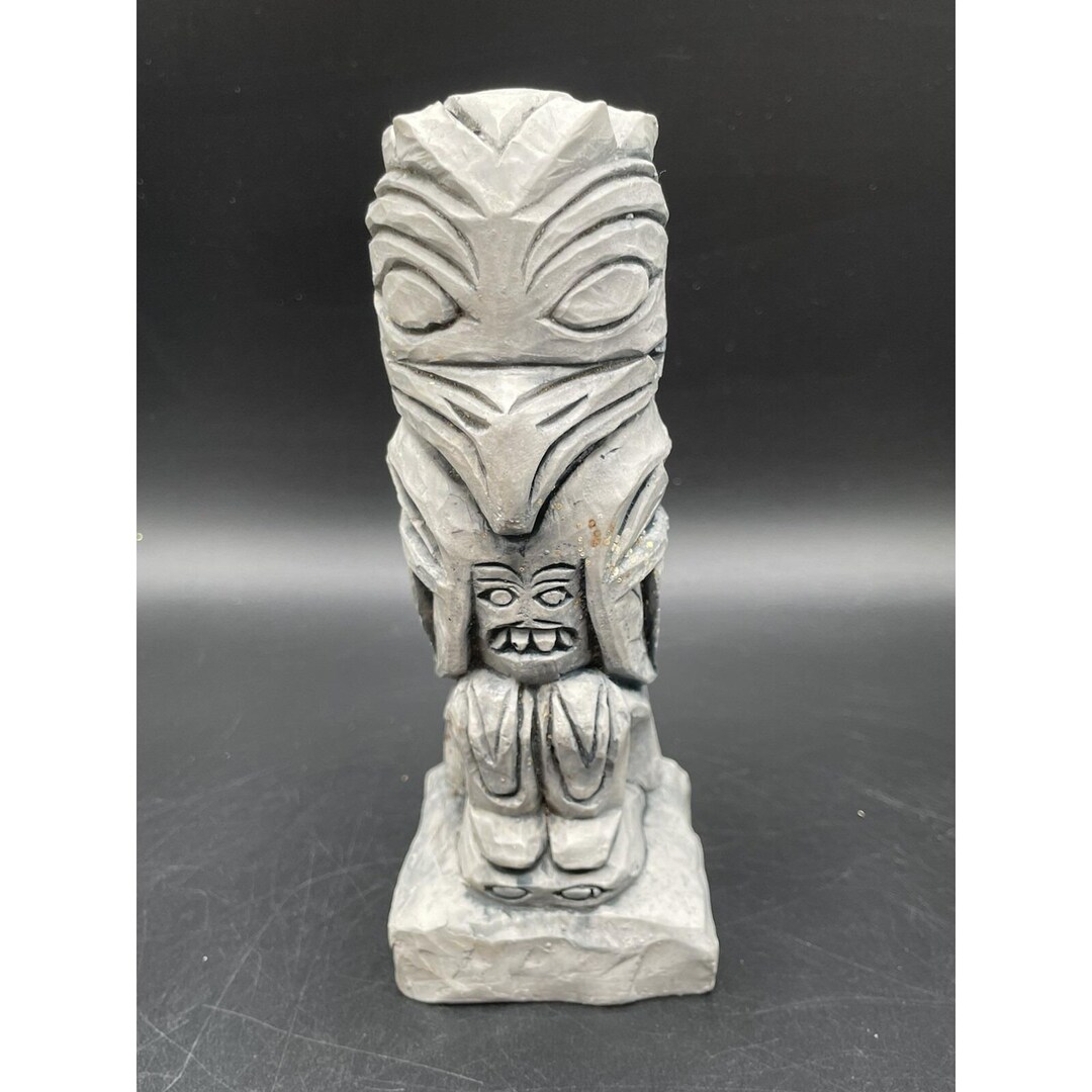 Glacial Ice Age Sculpture of a Totem Pole in Handcrafted for A.C.E ...