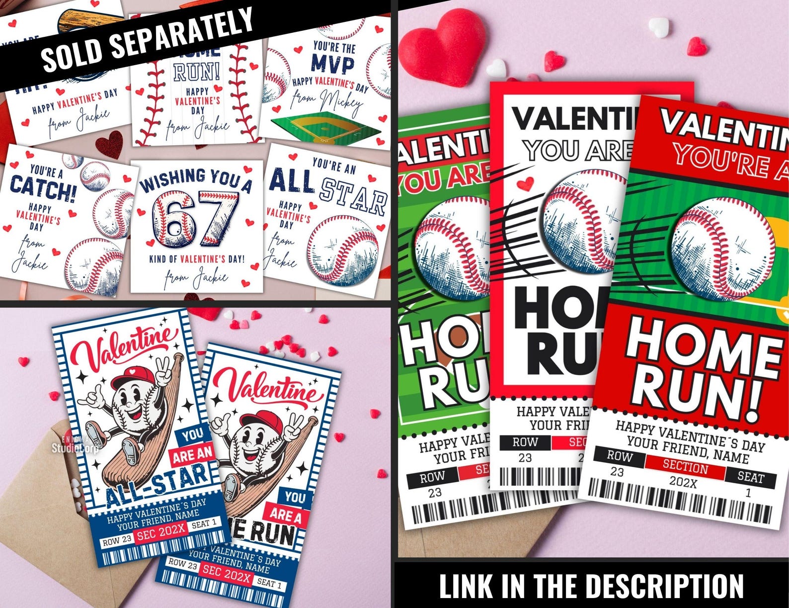 Baseball Bruh Valentine Cards Printable, Funny Valentines Day Cards for ...