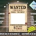 Editable Wanted Poster Photo Booth Frame, Wild West Party Decor, Cowboy ...