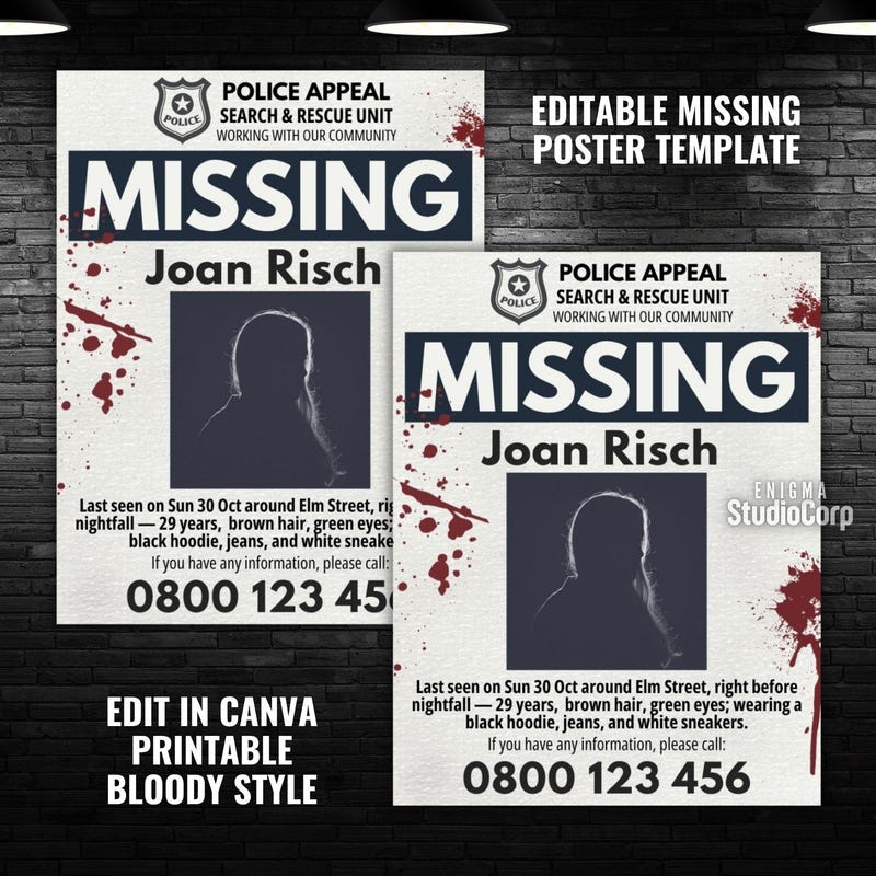 Funny Missing Person Poster - Etsy