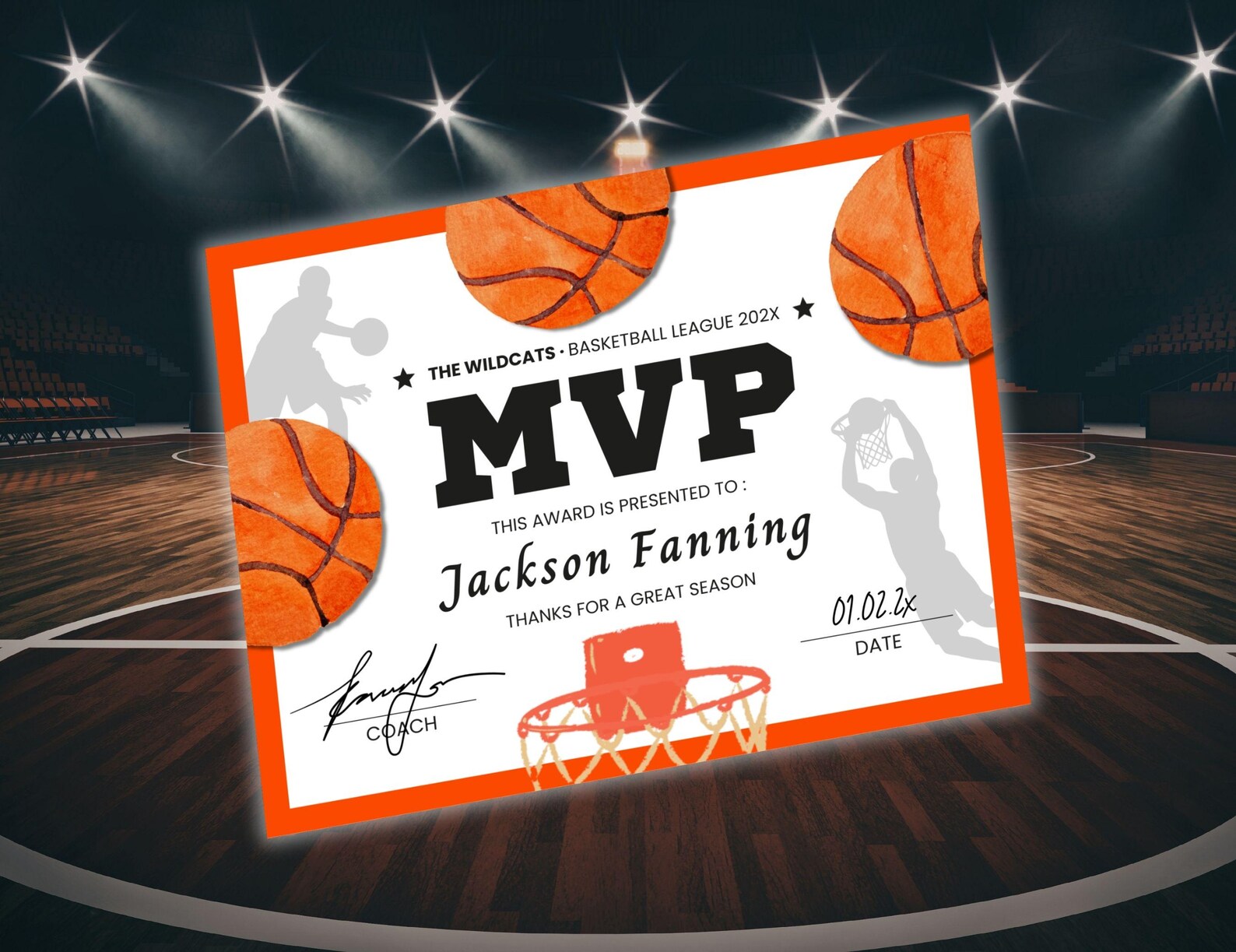 Basketball Award Certificates Bundle, End of Season Team Sports Awards ...
