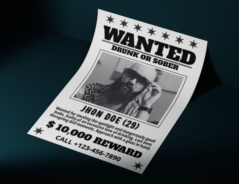 Editable Wanted & Missing Poster Bundle, Halloween Party Poster ...