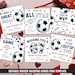 Soccer Valentine Cards, Printable Kids Valentine’s Day Gift Tags Bundle ...