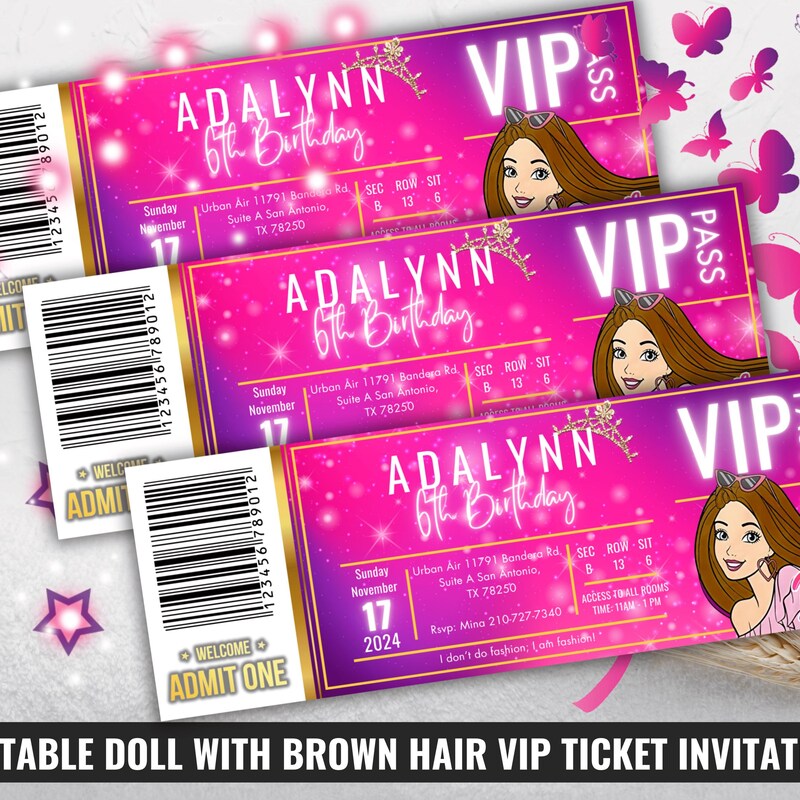Barbie Birthday Invitation - Etsy Australia