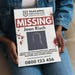 Editable Halloween Missing Poster, Spooky Party Sign, Scary Party Decor ...