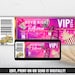 Movie Night VIP Ticket Invitation, Cinema Birthday Party Invite, Hot ...
