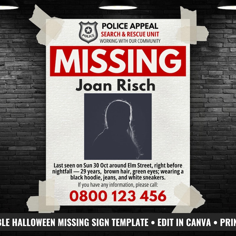 Funny Missing Person Poster - Etsy