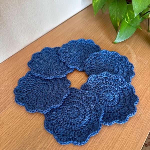 Crochet Coaster Set - Etsy