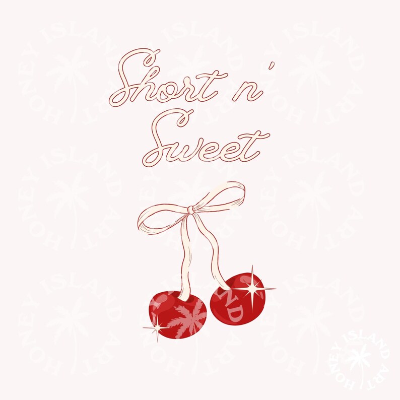 Short N Sweet SC Tour Png Short N Sweet Cherry Clipart Sabrina Png ...