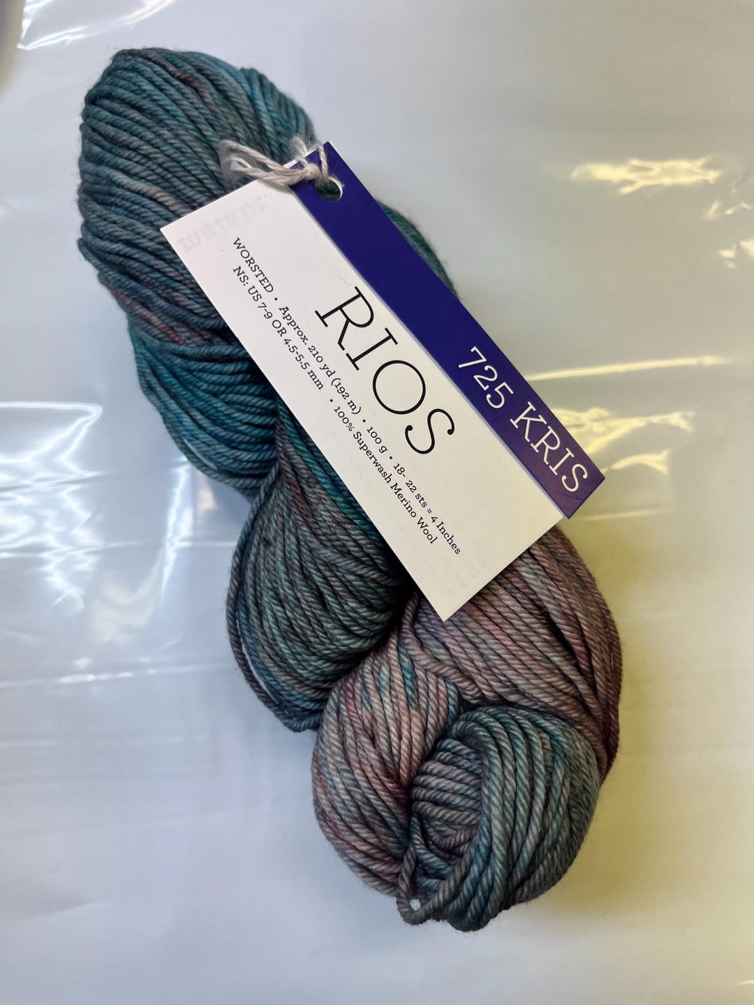 Malabrigo Rios Yarn, Worsted Yarn, Superwash Merino Wool Yarn- Kris 725 ...