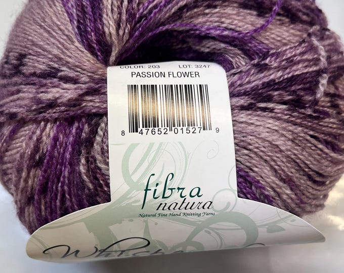Fibra Natura Yarn, Whisper Lace-passion Flower - Etsy