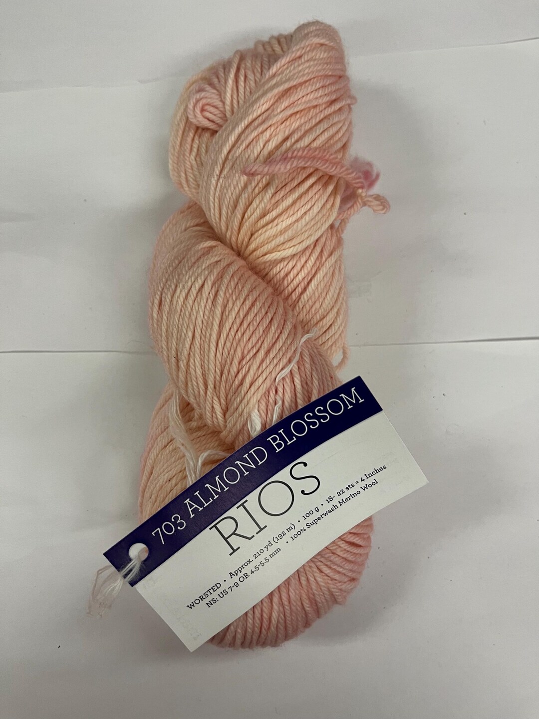 Malabrigo Rios Yarn, Worsted Yarn, Superwash Merino Wool Yarn Almond ...