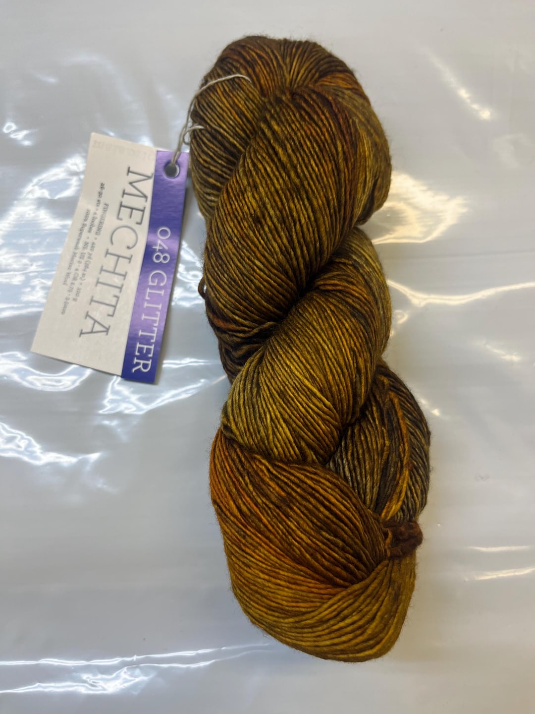 Malabrigo Mechita Fingering Yarn, Superwash Merino Wool Yarn- Glitter ...